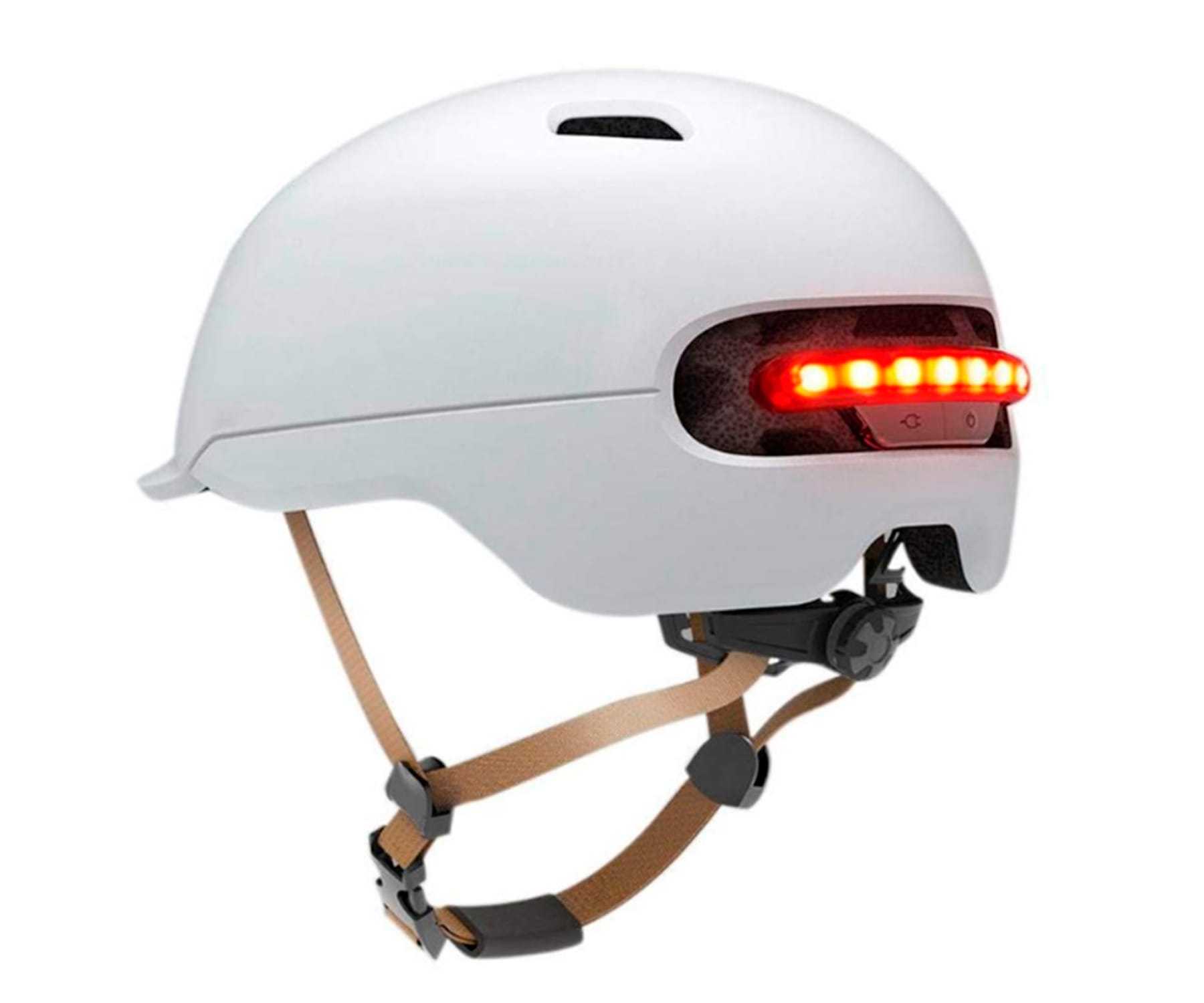 WHINCK Smart Helmet Smart4U SH50 White / Casco con LED trasero en talla ...