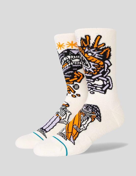CALCETINES STANCE X DJ CLASH SOCKS OFF WHITE | Miravia