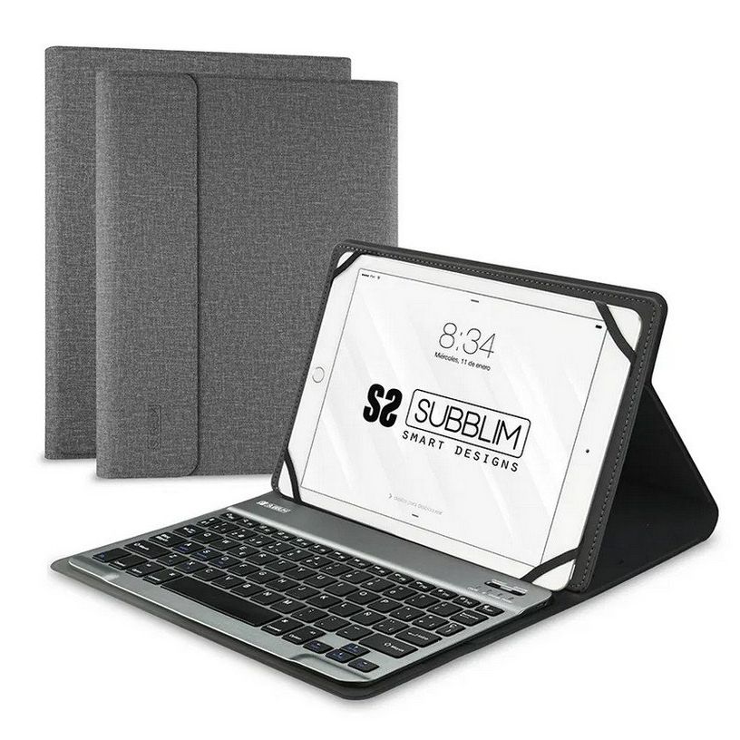 Subblim Keytab Pro Bluetooth Gris para Tablet 10.1" | Miravia