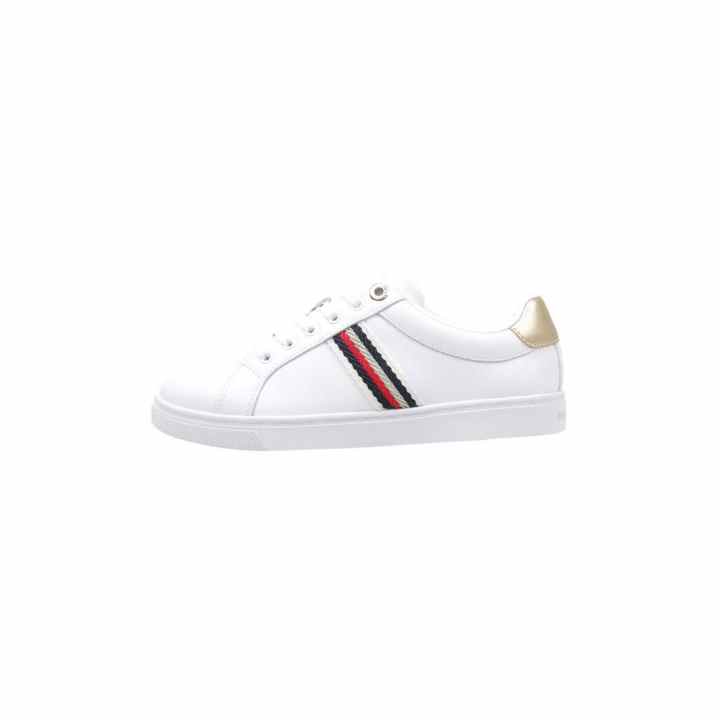Tommy Hilfiger CORPORATE WEBBING SNEAKER Blanco mujer Spring/Summer 24 ...