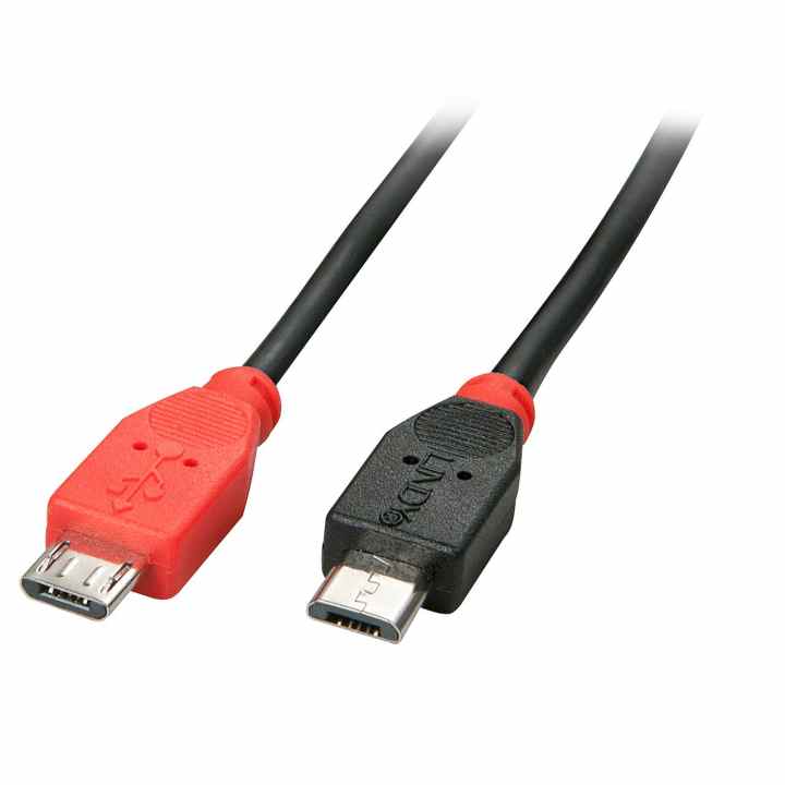 LINDY CABLE USB 2.0 MICRO-B - MICRO-B OTG, 1M | Miravia