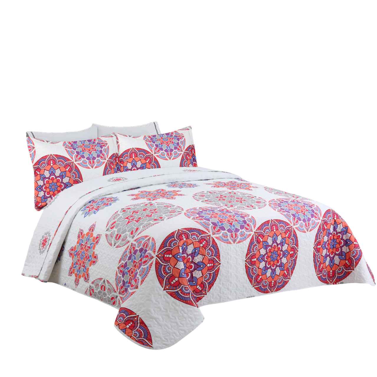 Novotextil-Colcha primavera/verano estampada para cama desde 90 hasta ...