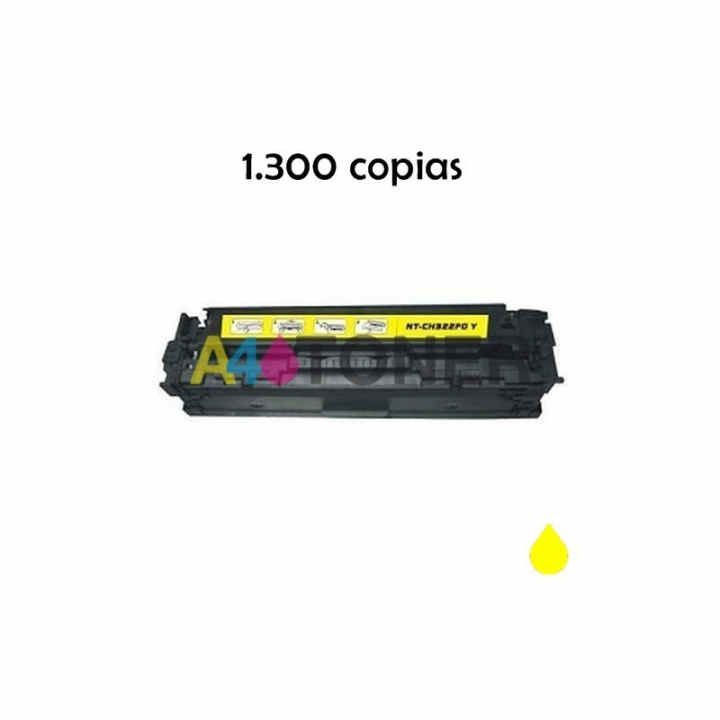 Toner CE322A alternativo, compatible al toner original HP CE322A ( 128A ...
