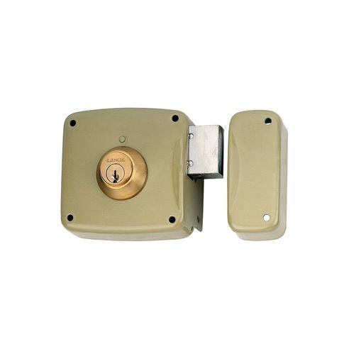 Cerradura sobreponer con cilindro 5124A entrada 100mm. Mano derecha ...