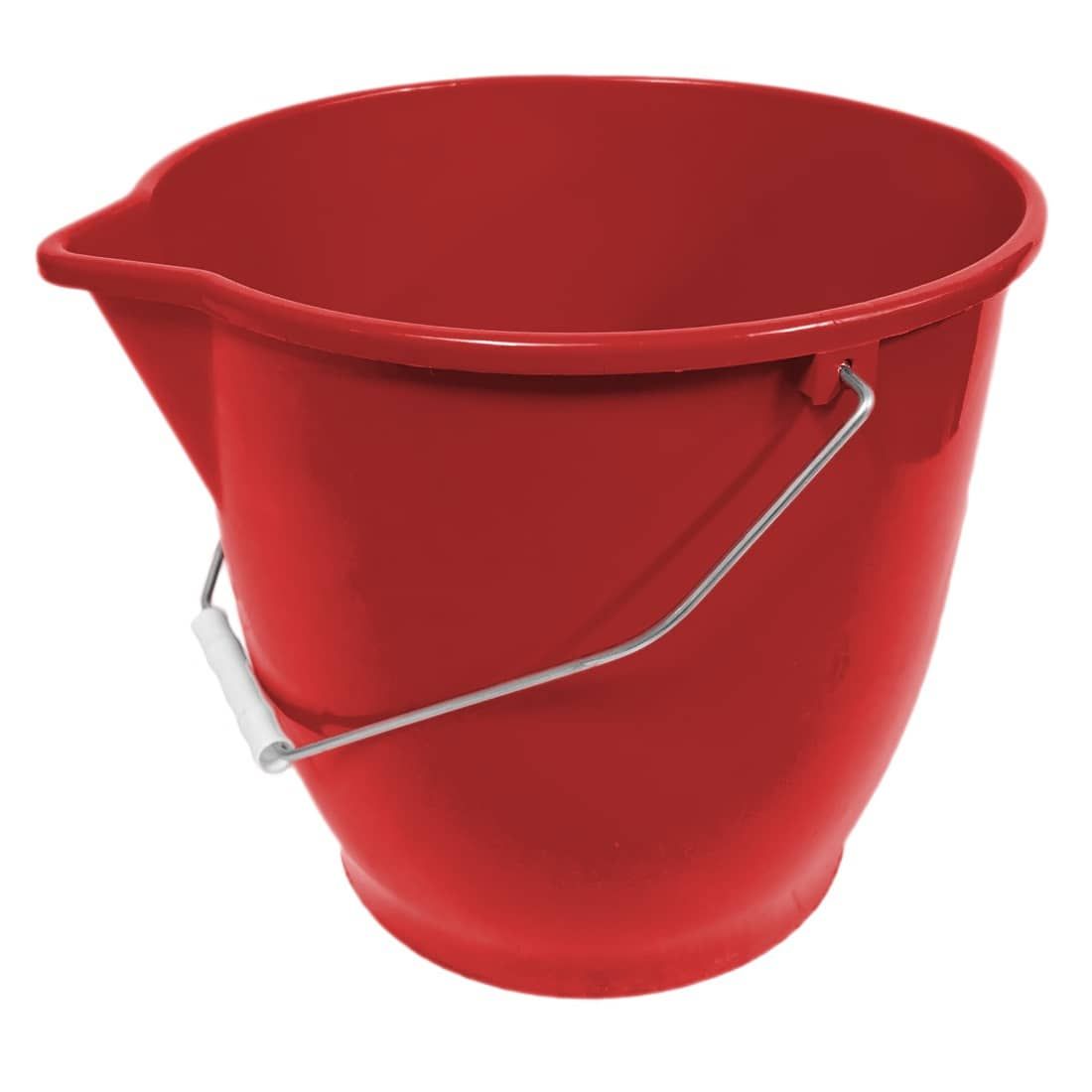 Cubo plastico 13 Litros Rojo | Miravia