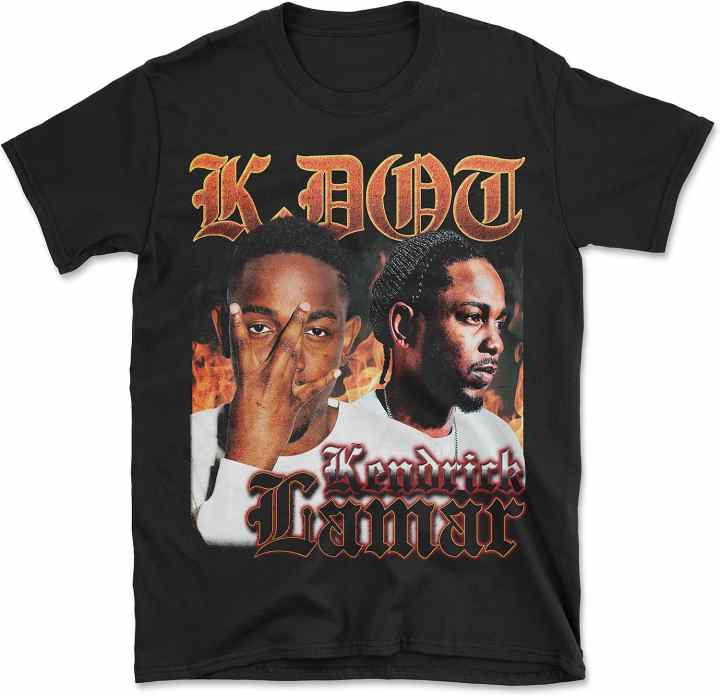 Camiseta estilo Vintage Kendrick K Dot DNA, Hip Hop Rap, West Coast ...