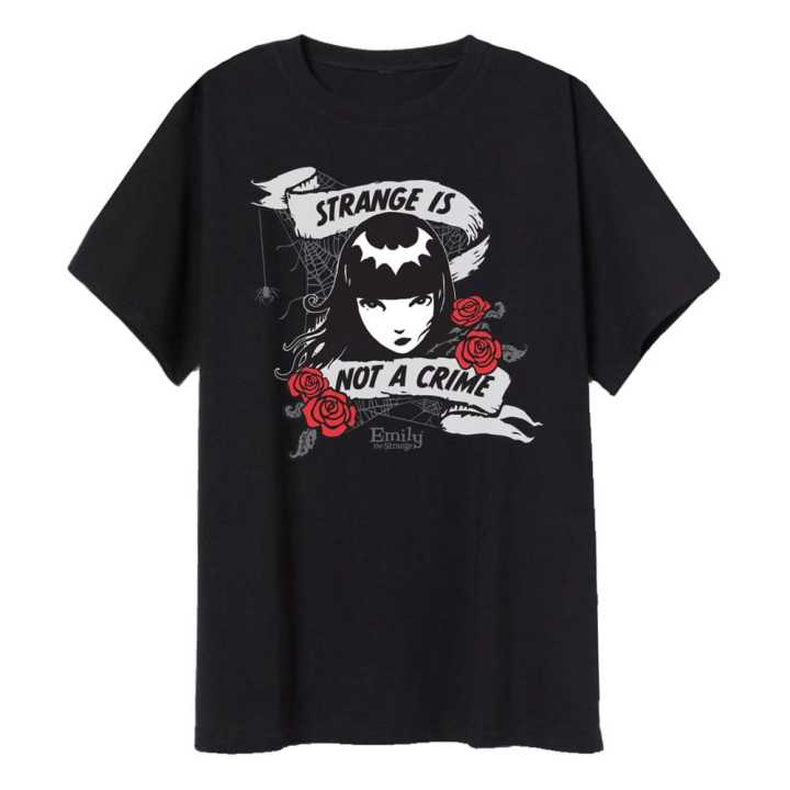 Emily the strange camiseta not a crime talla xl | Miravia