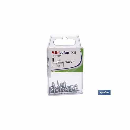 Alcayata roscada 18x50, blíster 10 uds. | Miravia