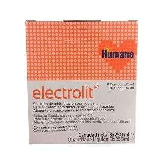 Humana Electrolit Solucion 250Ml. 3Uds. | Miravia