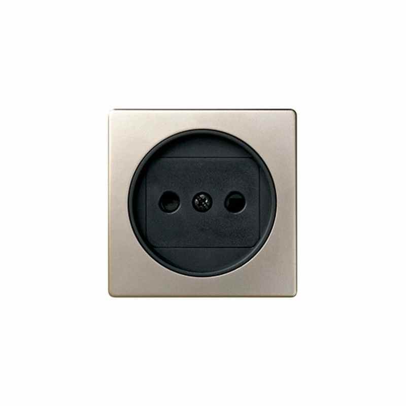 Tapa enchufe 2P cava+grafito SIMON 82040-34 | Miravia