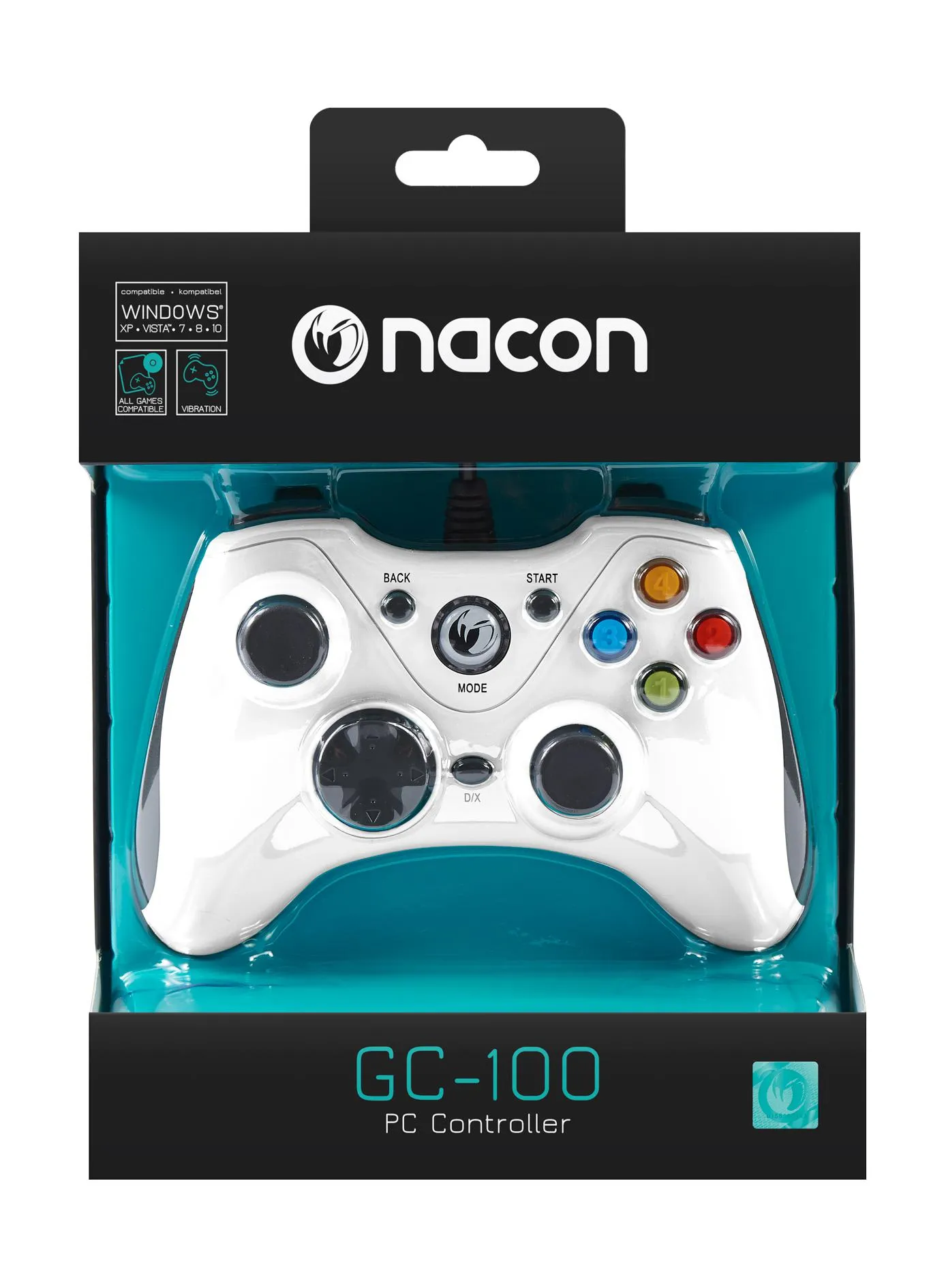 Game Controller Blanco Nacon Pcgc-100 | Miravia