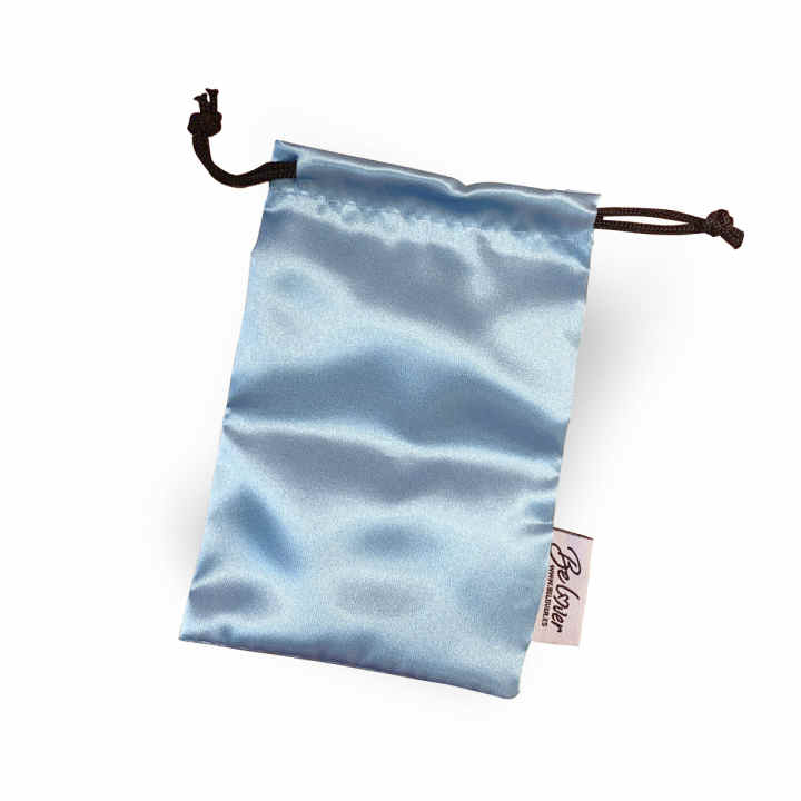 Bolsa De Satén Belover Para Guardar Juguetes Eróticos Pequeña Azul ...