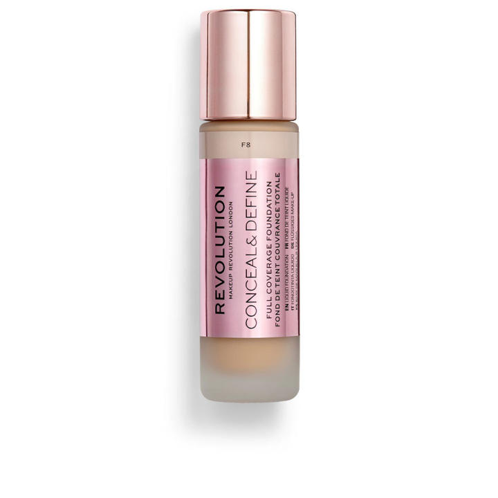 Revolution Make Up | CONCEAL & DEFINE full coverage foundation #F8 23 ...