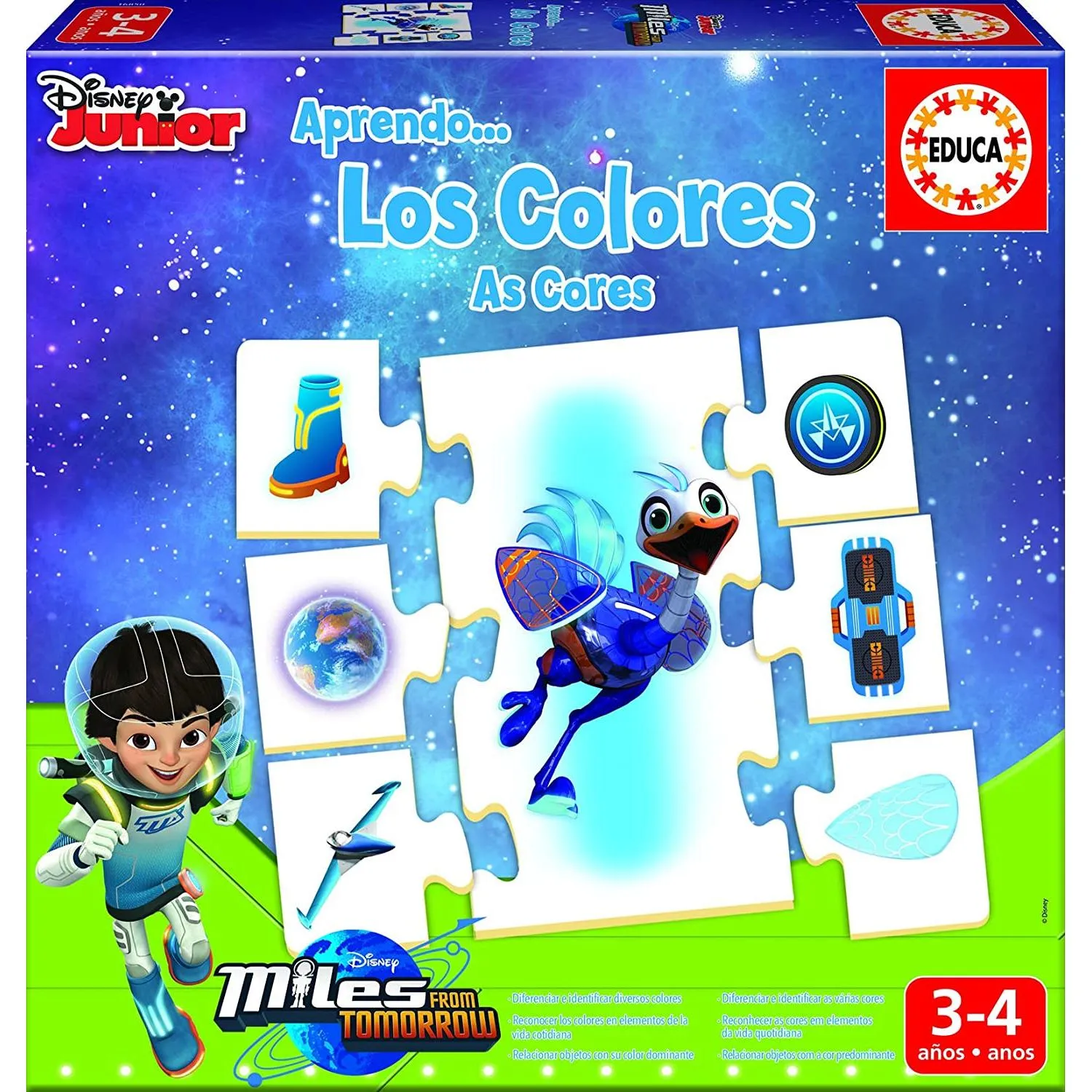 Educa - Miles del Futuro - Los Colores, Juego de asociación ref.16850 ...