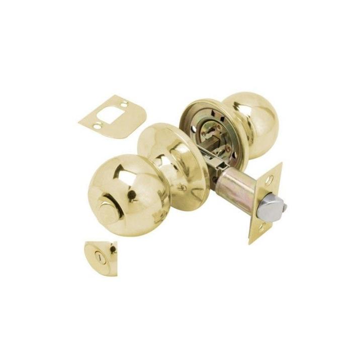 Pomo Puerta Wolfpack Con Condena Latonado Para Baños | Miravia