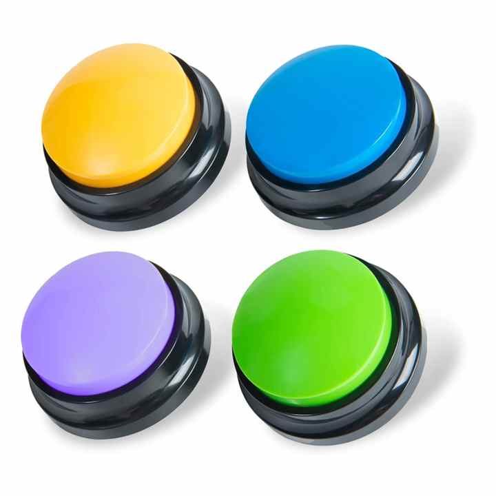 Botones grabables para perro, zumbador para comunicación y ...