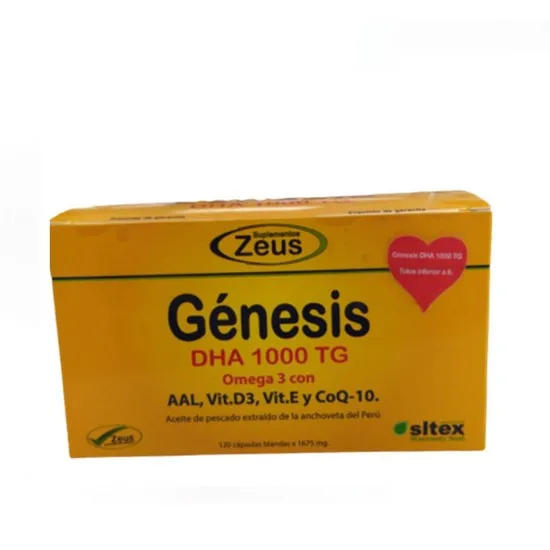 Genesis Dha Tg 1000 120 Capsulas Zeus | Miravia