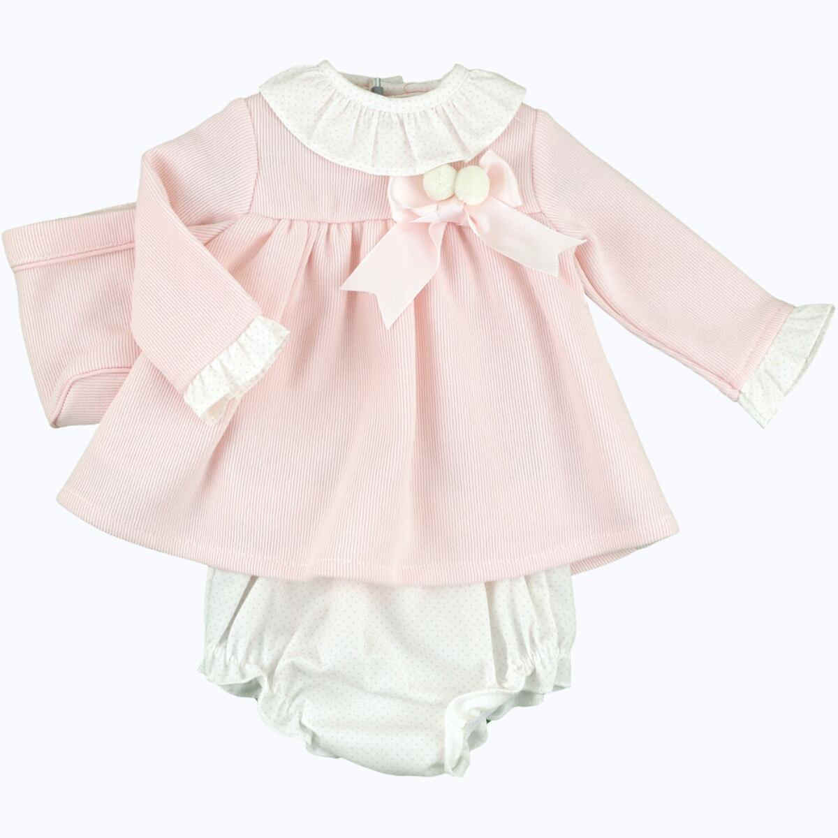Jesusito para bebe niña con braguitas y gorro micropana rosa marca baby ...