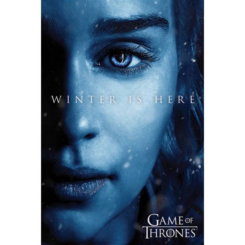 Poster Juego de Tronos - El Invierno esta aqui Daenerys (Winter is here ...
