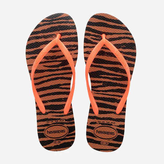 Chanclas Havaianas Slim Animal Rust Orange | Miravia