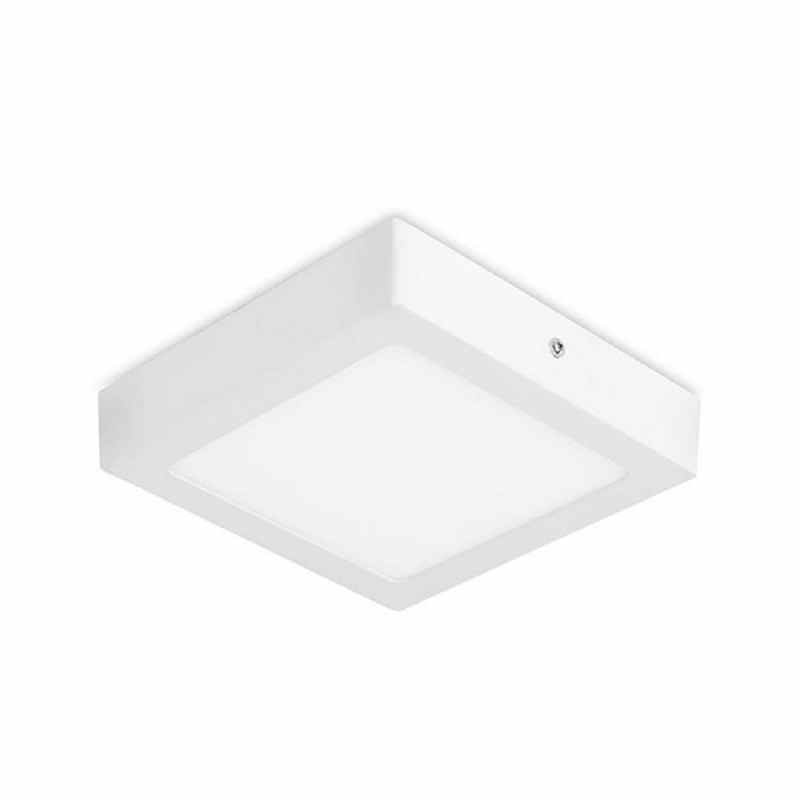 FORLIGHT Plafon Ip23 Easy Square Surface 170Mm Led 10W 3000K Blanco ...