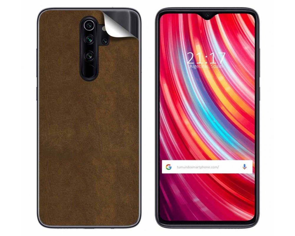 Pegatina Vinilo Autoadhesiva Textura Piel para Xiaomi Redmi Note 8 Pro ...