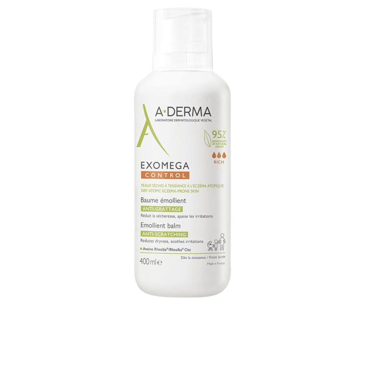 A-derma | EXOMEGA CONTROL bálsamo emoliente 400 ml | Bebé y Niños | EN ...