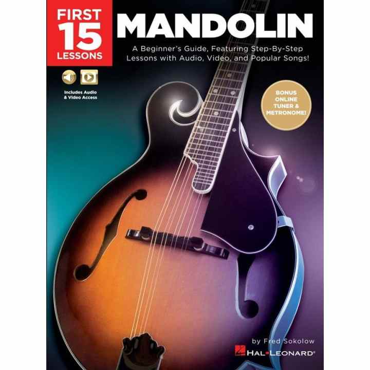 SOKOLOW Fred-First 15 Lessons for Mandolin (Audio & Video Online) | Miravia