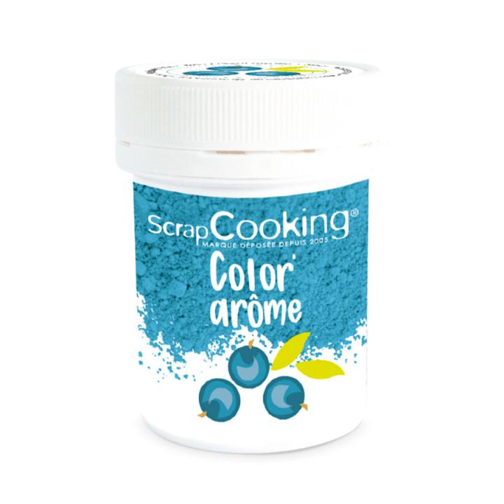 COLORANTE EN POLVO Y AROMA SCRAPCOOKING - AZUL / ARANDANOS (10 G) | Miravia