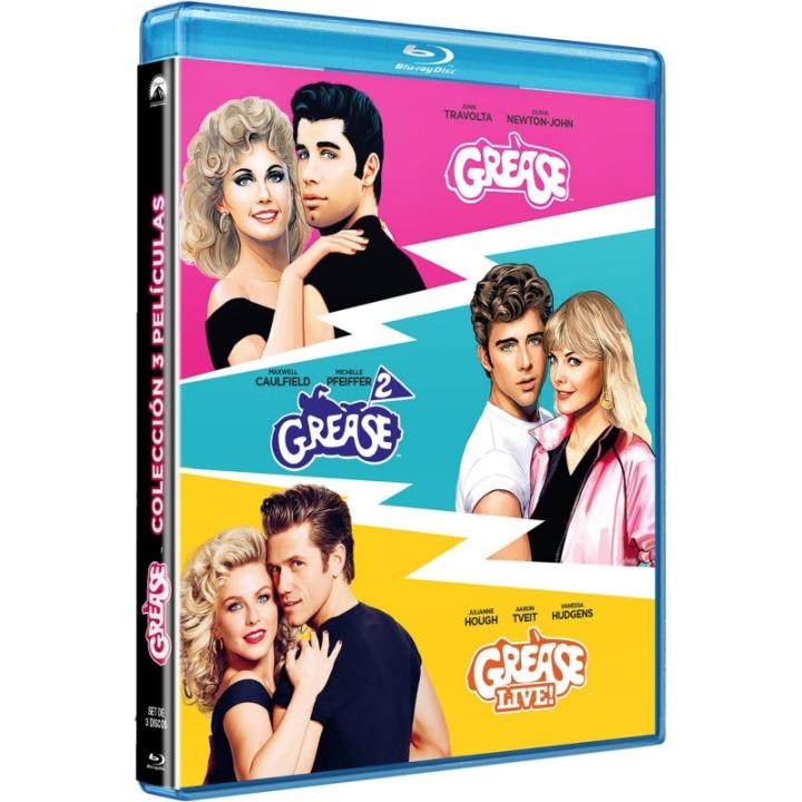 Grease - Colección 3 películas - BD [Blu-ray] | Miravia