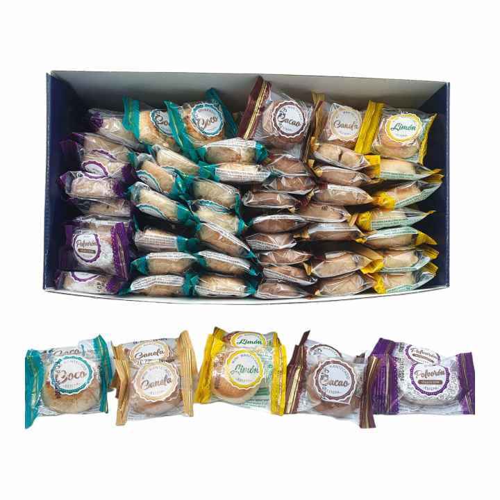 Polvorones Mini Surtidos Estepa - Calidad Extra - 2,5 Kilos - Polvorón ...