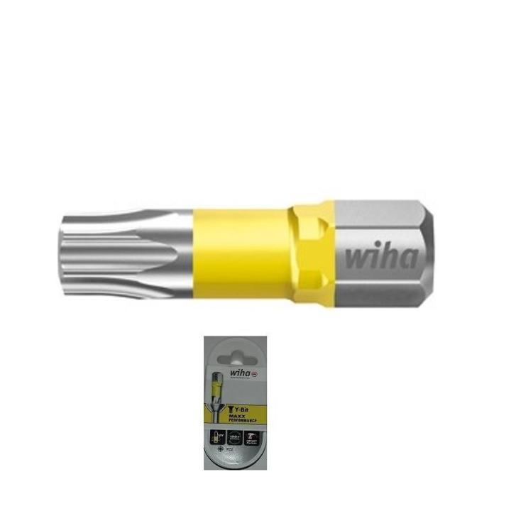 Caja de 5 puntas atornillar mango 1/4 torsion uv amarilla wiha torx ...