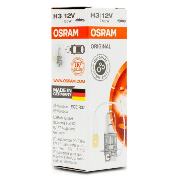 Lámpara de coche h3 12v 55w 1 Osram | Miravia