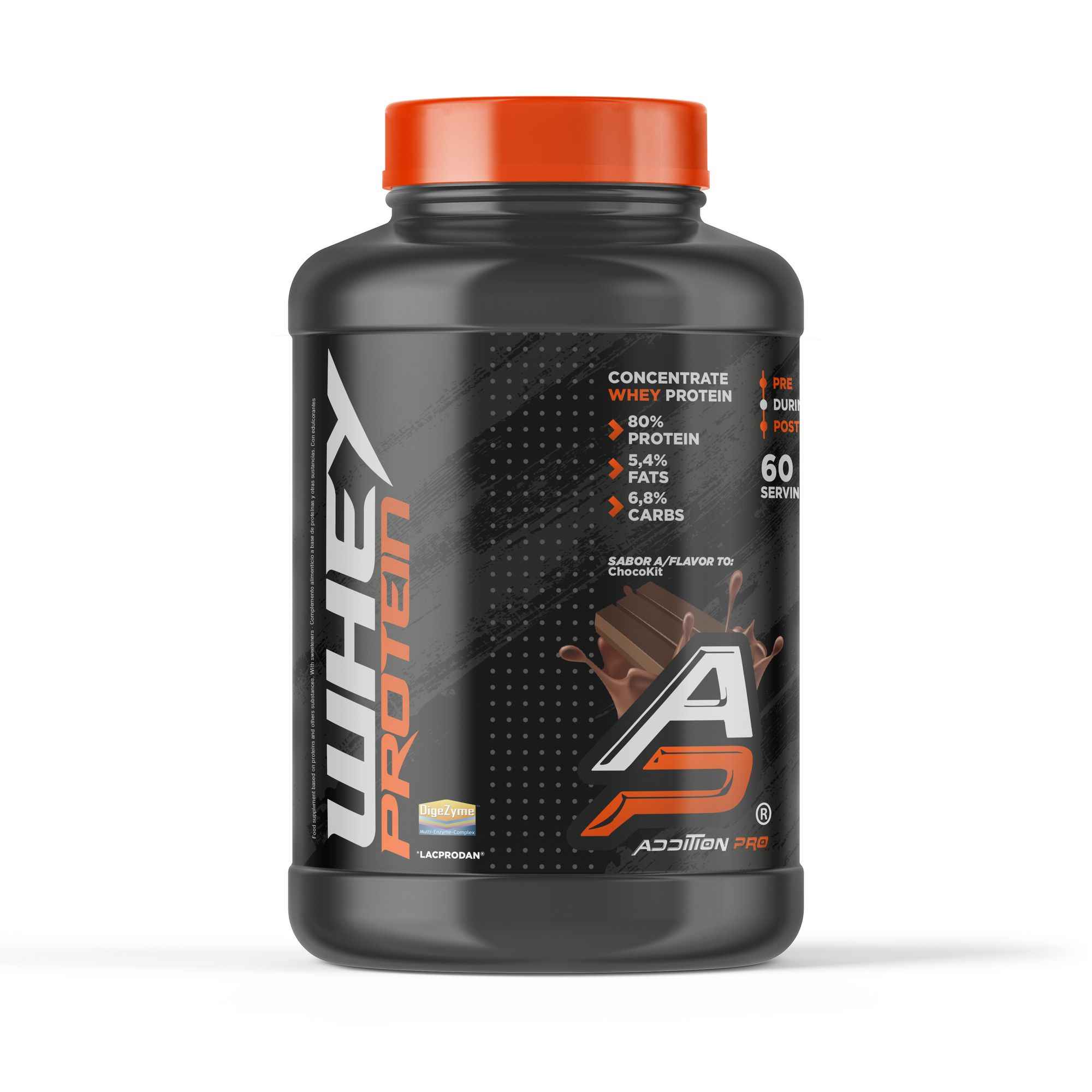 Whey Protein 1800g - Addition Pro | Lacprodan - Arla | Miravia