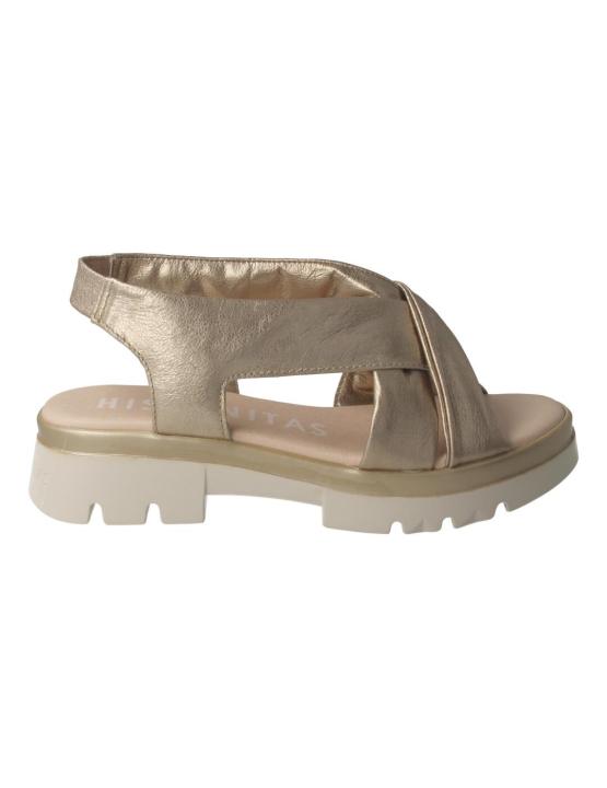 Sandalia mujer Hispanitas Daniela dorado | Miravia