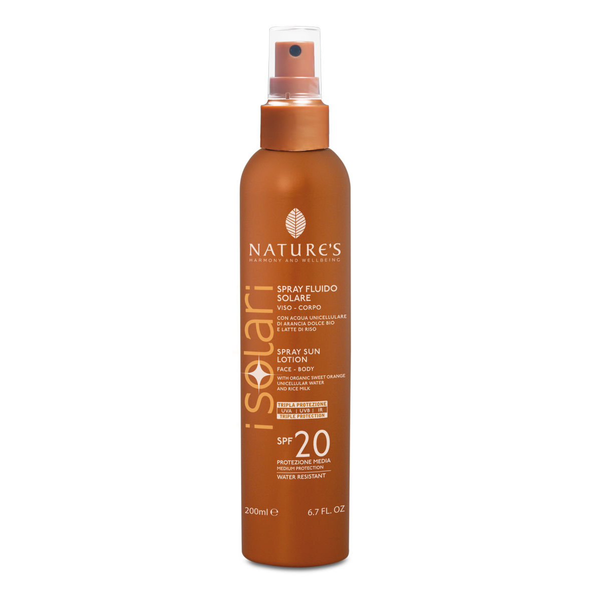 Spray de fluido solar SPF20 - Nature's | Miravia