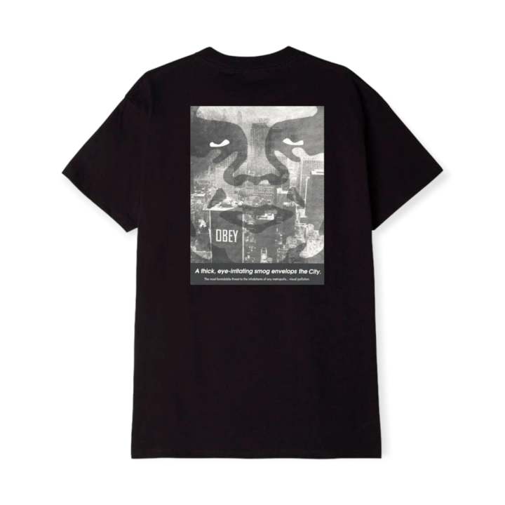 Nyc Smog Classic T-Shirt OBEY nyc-smog-classic-t-shirt-1 T-Shirt e Polo ...
