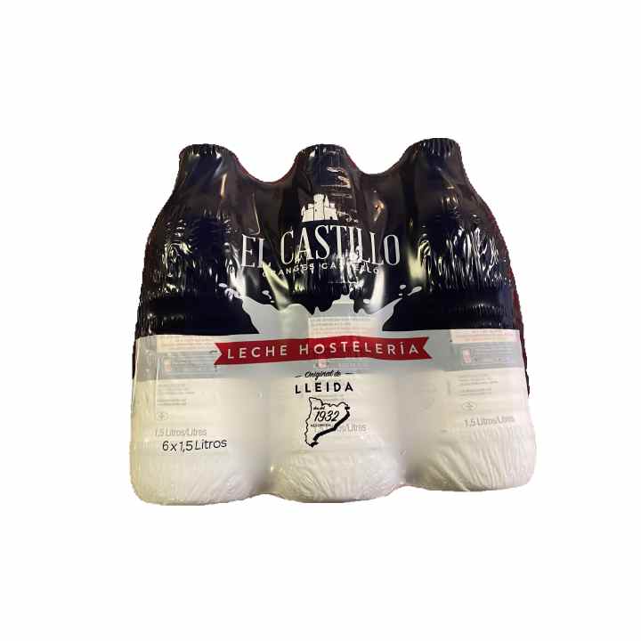 Leche Semidesnatada Pack 6botellas x1,5Litros - El Castillo - Calidad ...