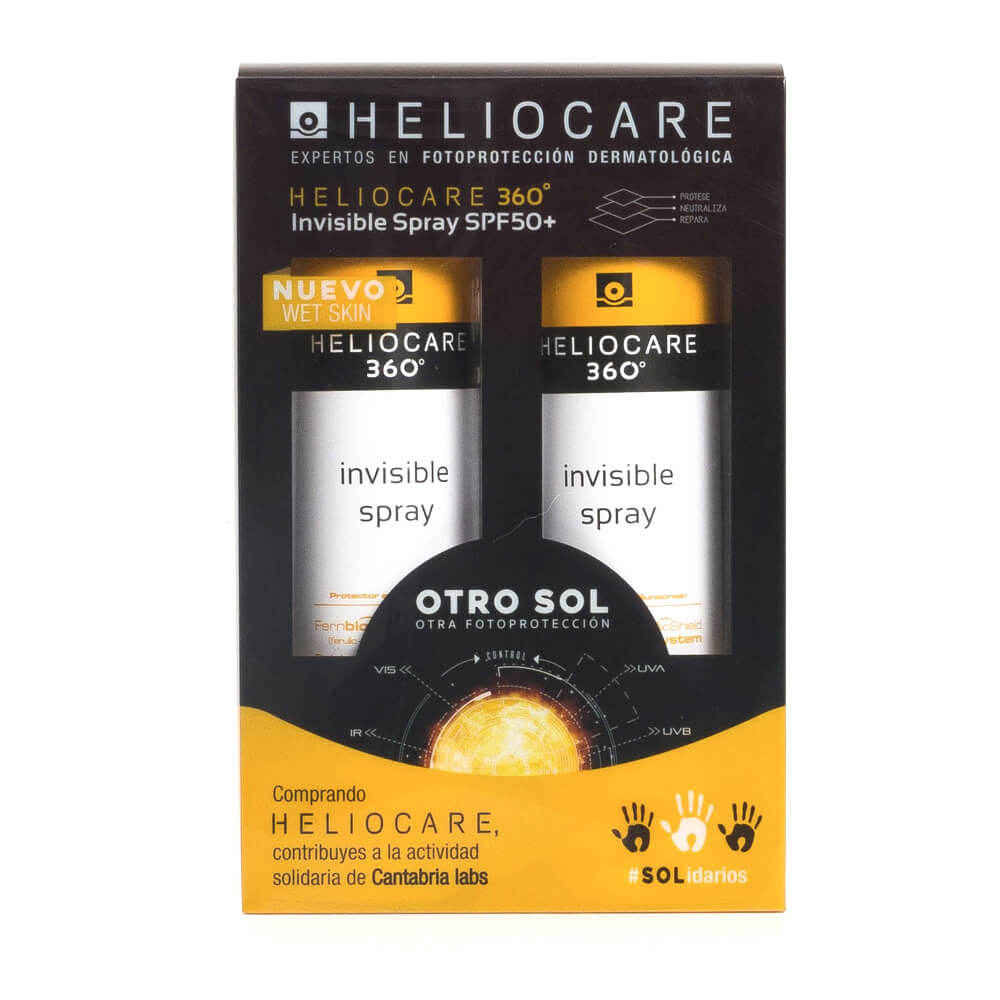 Heliocare 360° Spf 50+ Spray Invisible Duplo | Miravia