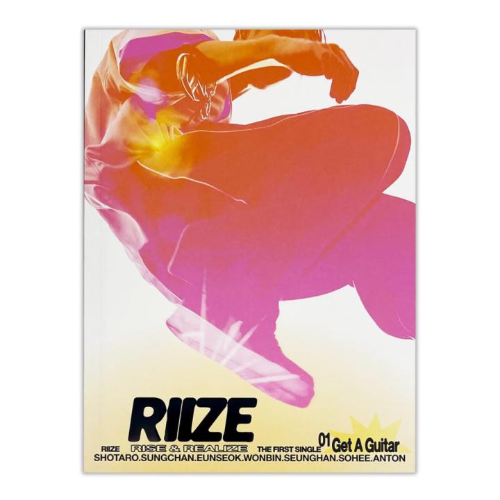 kpop album RIIZE - GET A GUITAR 1ST SINGLE ALBUM (Realize Ver.) - Folded Poster - Photocard - CD ...