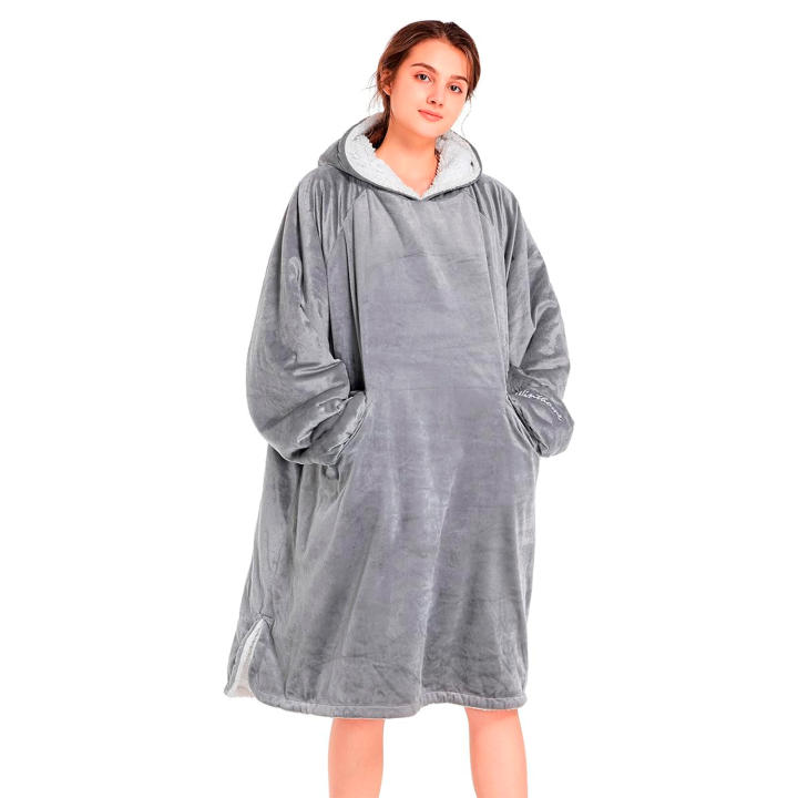 OAXYS Batamanta Mujer y Hombre Sudadera con Mangas y Capucha Grande ...