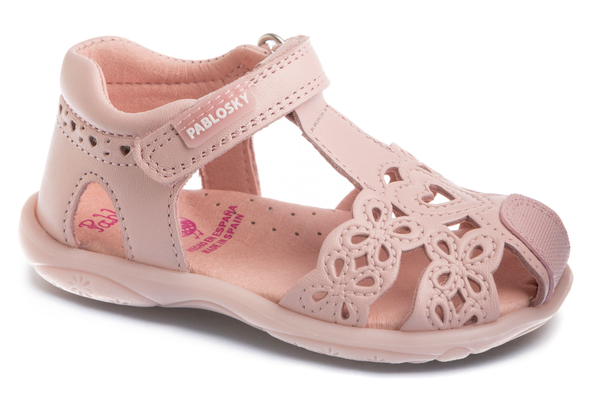 Sandalias Bebé Niña Pablosky de Piel Rosa 031572 | Miravia