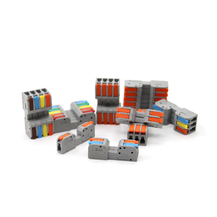 Conector de Cable eléctrico Universal de 10 piezas, empalme ilimitado ...