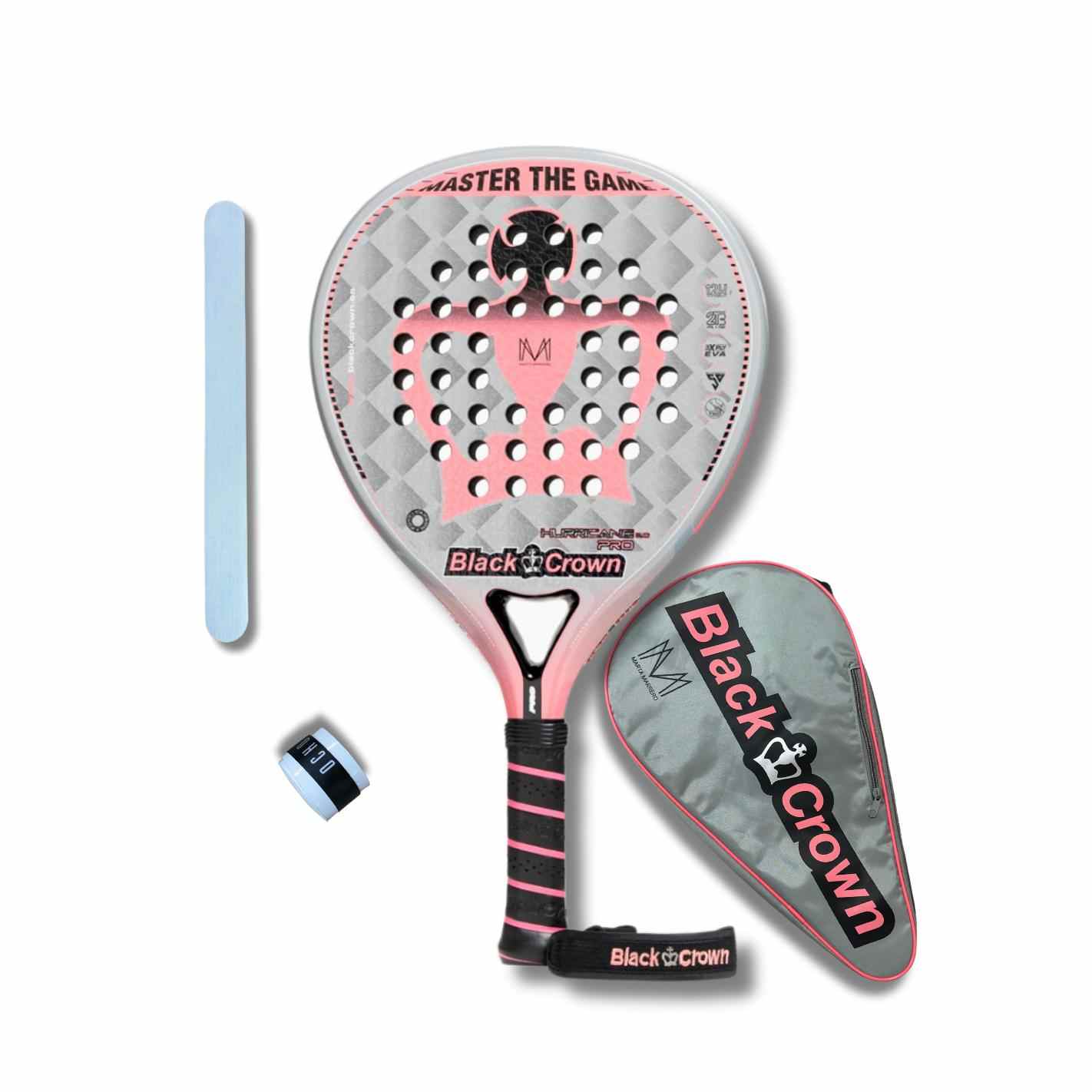 Pala de Pádel Black Crown Hurricane Pro 2.0 2023 Marta Marrero + 1 ...