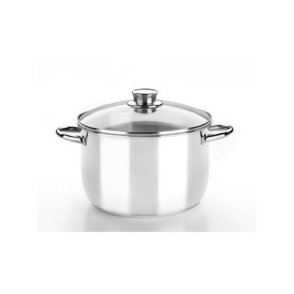 Olla Con Tapa Cristal Optima 18 Cm Monix | Miravia