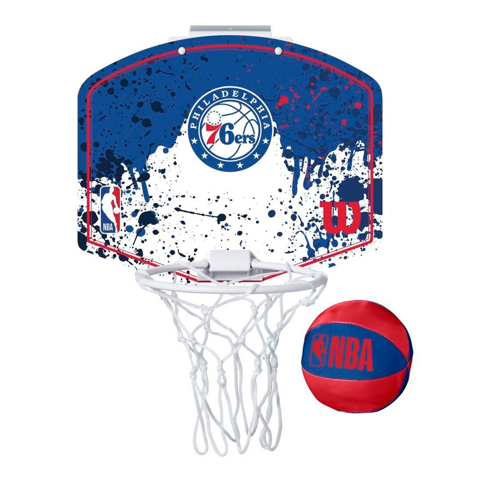 SET MINICANASTA WILSON NBA TEAM MINI HOOP 76ERS | Miravia