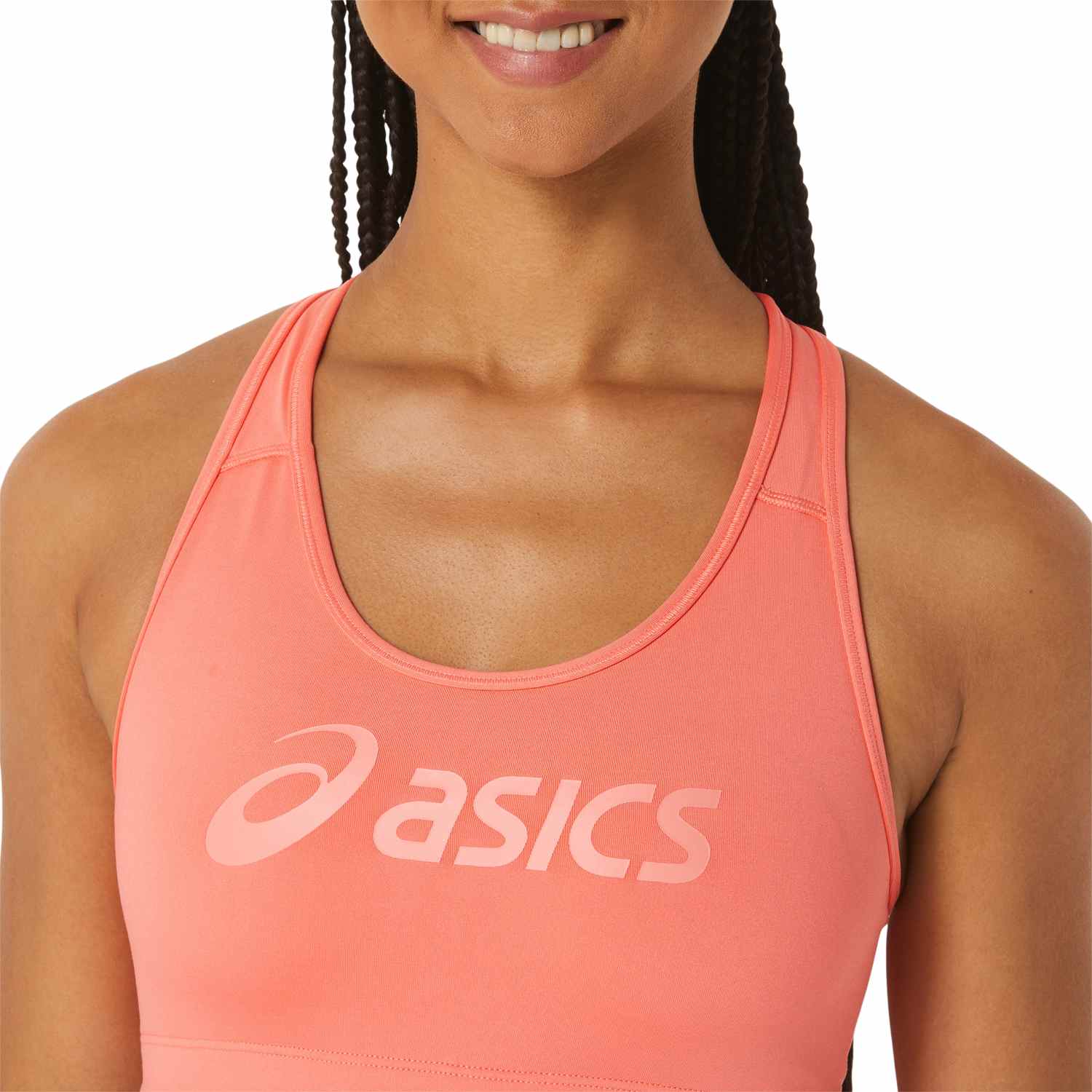 Top deportivo Asics Core Mujer. Tejido compresivo que aporta sujeción ...
