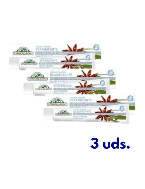 Corpore Sano Pack 3 Crema Dental Blanqueante 75 ml | Miravia