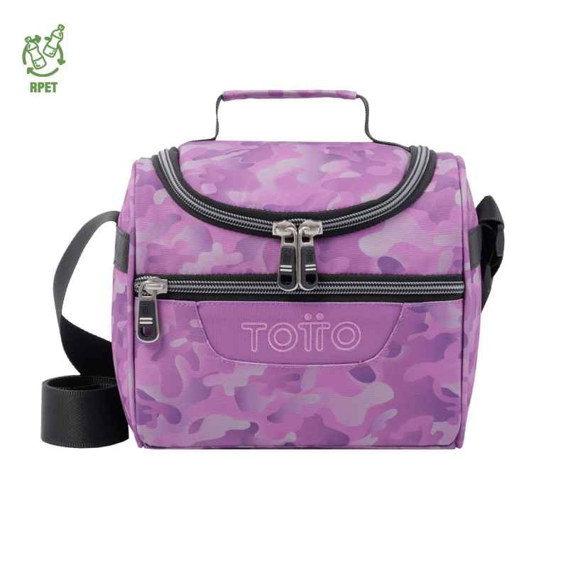 TOTTO - Portameriendas escolar camuflaje rosa - Pizarra-9I8 | Miravia