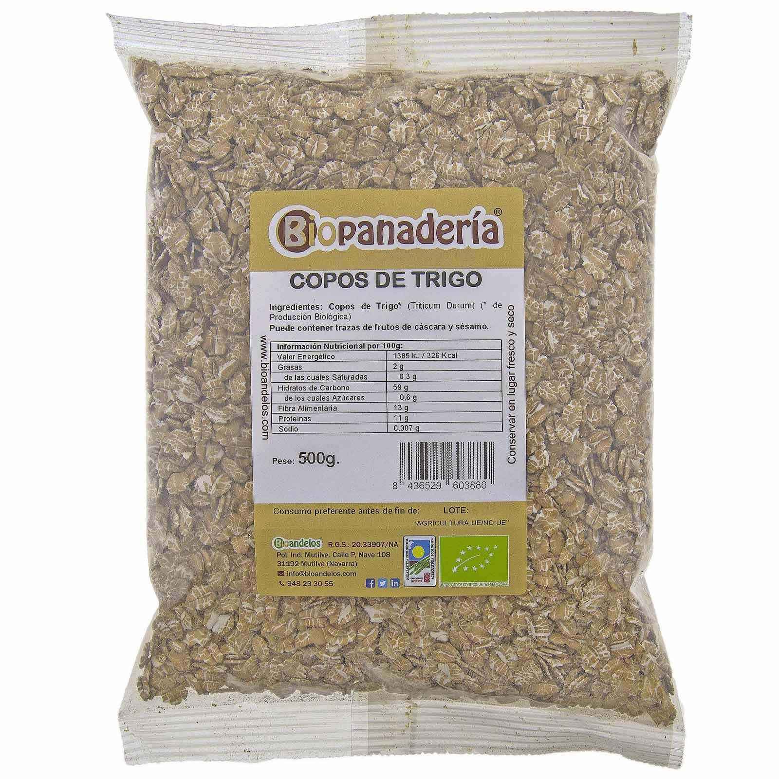 Biopanadería Copos de Trigo Ecológicos Cereales y muesli | Miravia